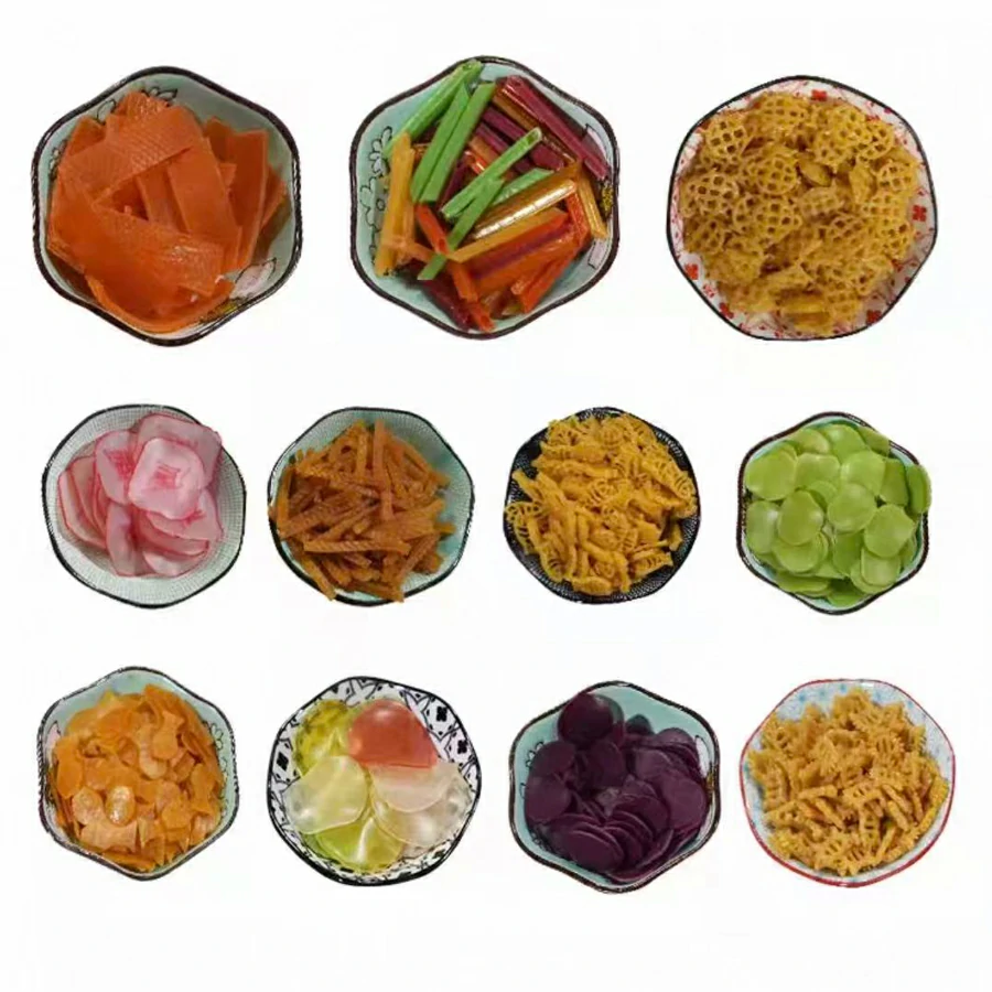 fried ring fryums machine line